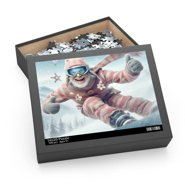 Snowboarders Powder Adventure Jigsaw Puzzle - Après-Ski Fun – Best ...